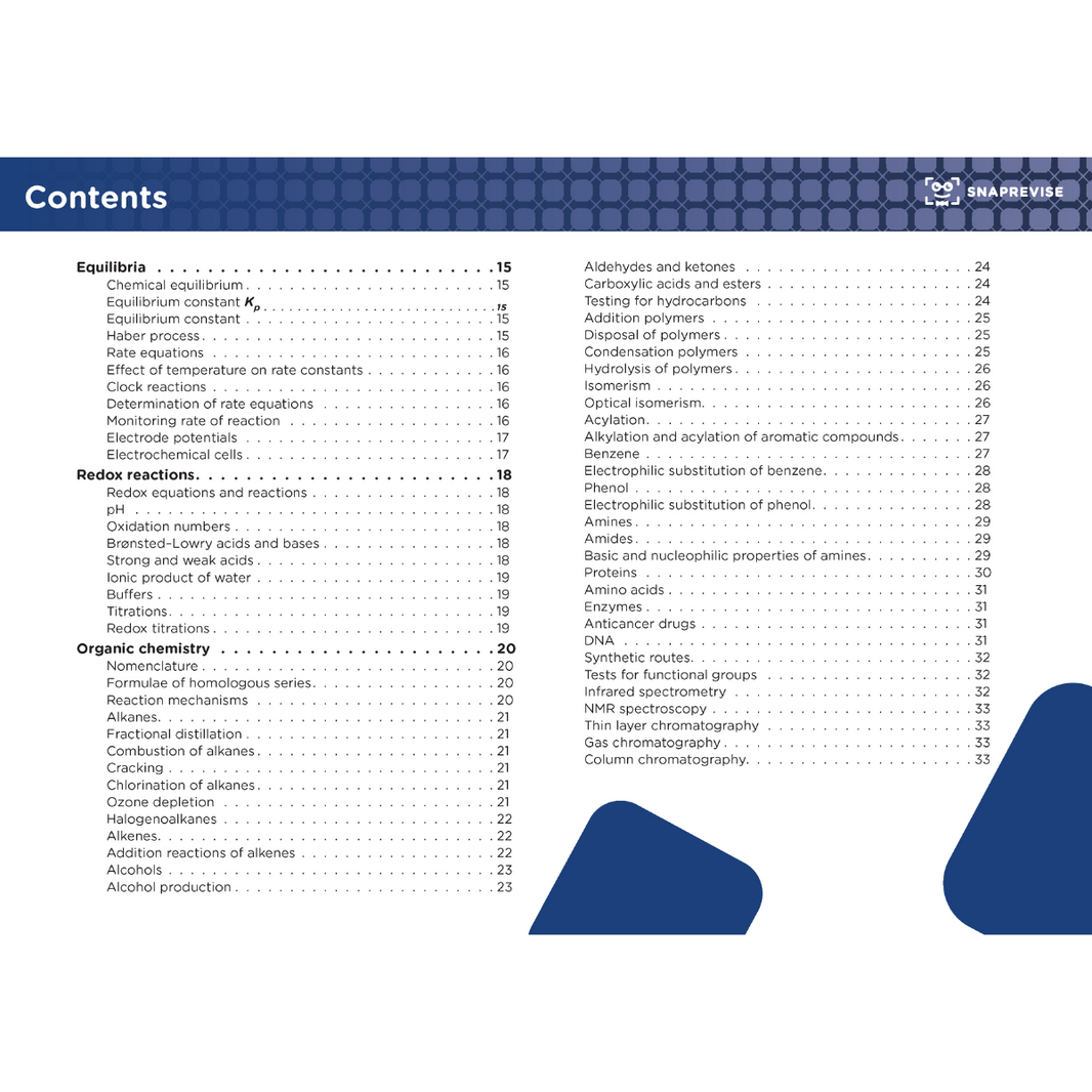 A-Level OCR Chemistry Revision Guides – SnapRevise
