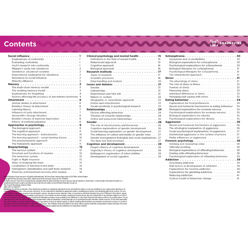 A-Level Revision Guides – SnapRevise