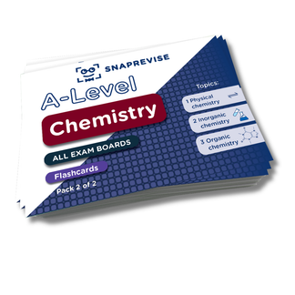 A-Level Chemistry Flashcards Pack 2 – SnapRevise