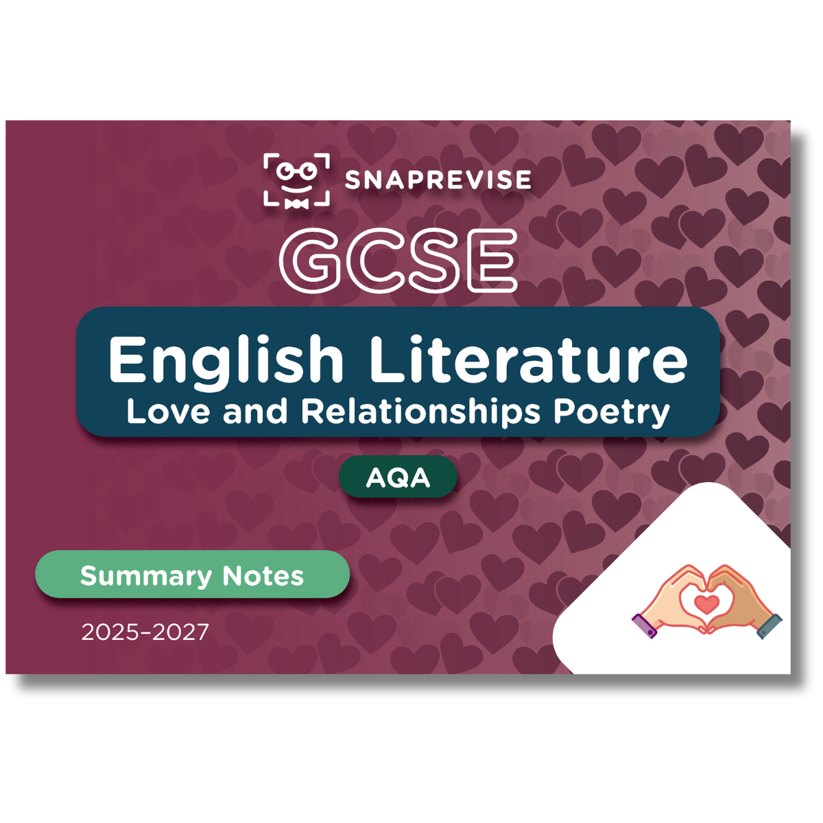 GCSE AQA English Literature: Love and Relationships Summary Notes ...