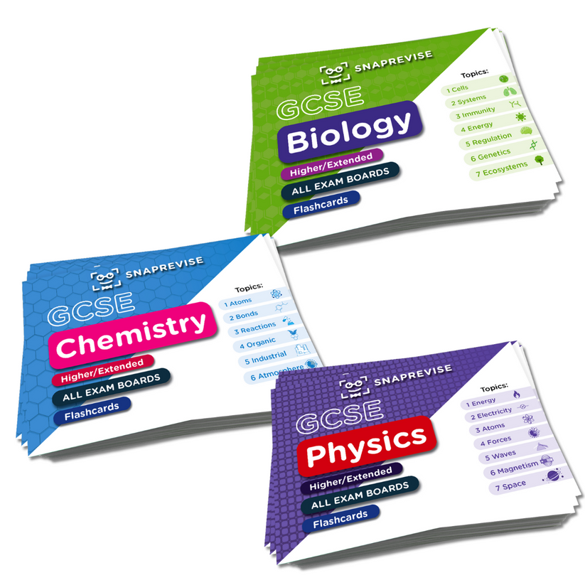 GCSE Triple Science All Flashcard Bundle – SnapRevise