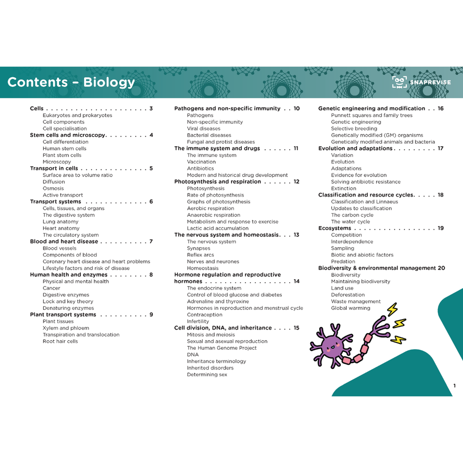 GCSE Combined Science Revision Guides – SnapRevise