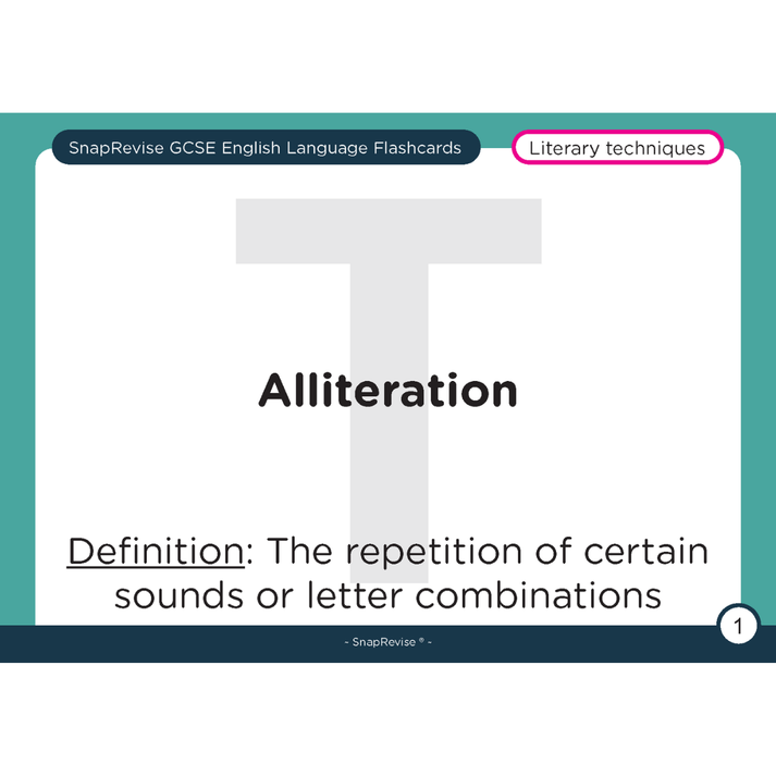 GCSE English Language Flashcards – SnapRevise