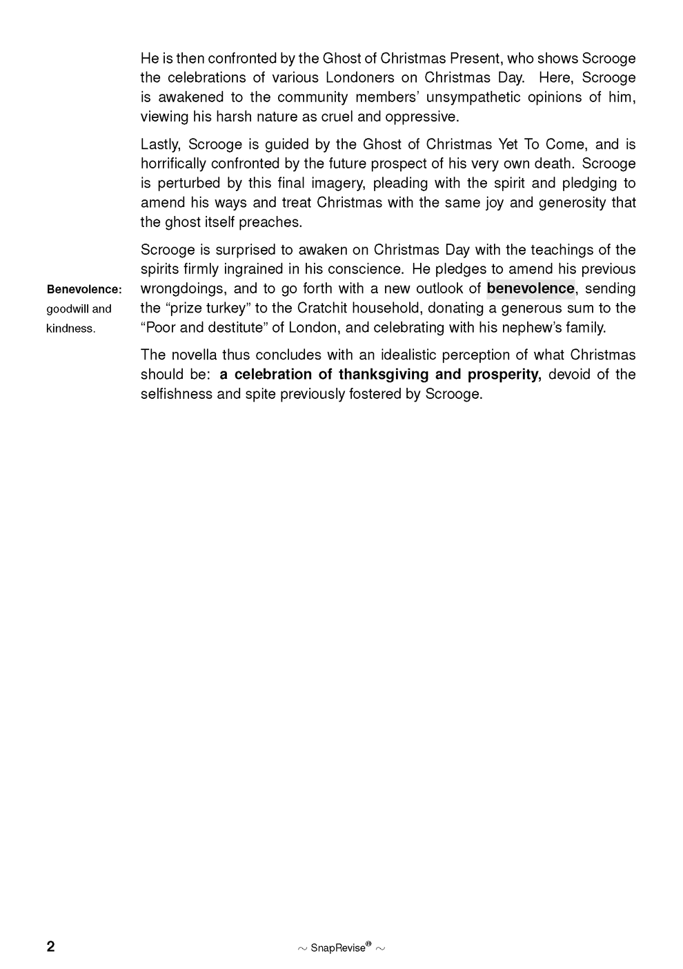 Text Guide: A Christmas Carol by Charles Dickens – SnapRevise