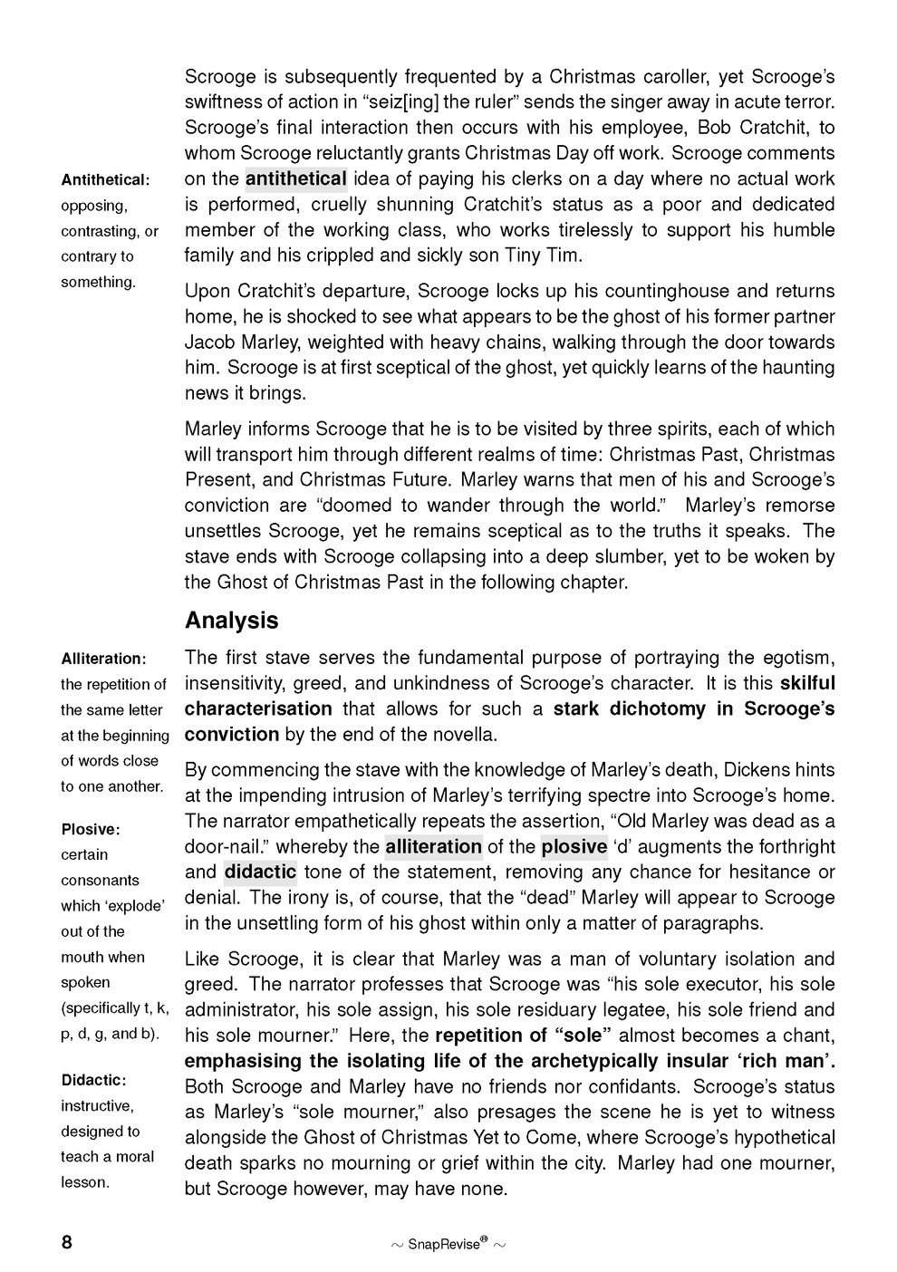 Text Guide: A Christmas Carol by Charles Dickens – SnapRevise