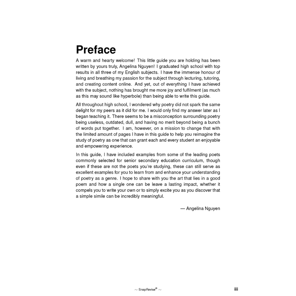 The SnapRevise Analysis Guides: How To Analyse Poetry